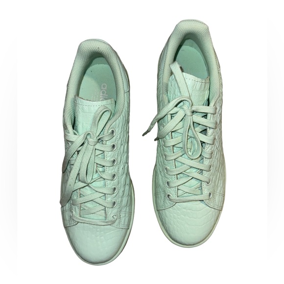 adidas | Shoes | Adidas Stan Smith Mint Green Crocodile Sneakers 9 ...